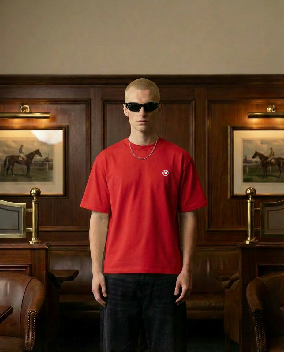 "Full Circle" Tee | Red – NERDUNIT MALAYSIA